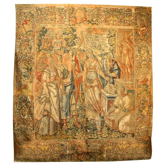 very fine Late 16th Century Flemish Baroque Tapestry. at 1stDibs