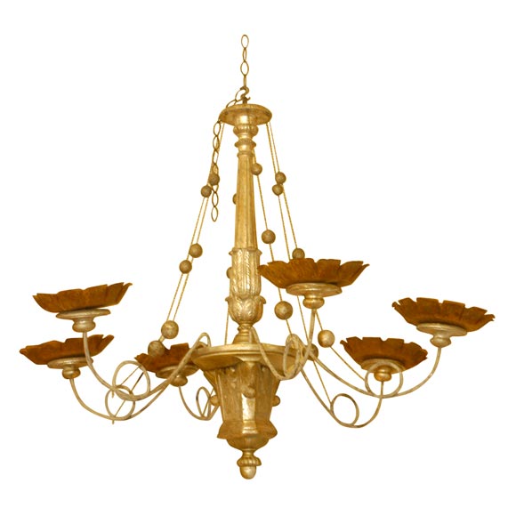 PAIR OF CLASSIC TUSCAN CHANDELIERS at 1stDibs
