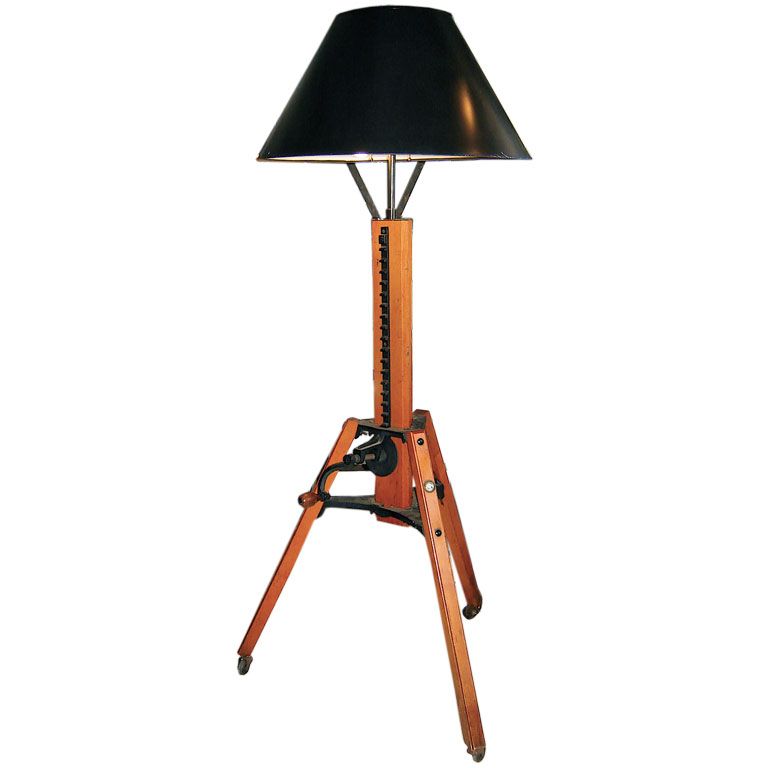 Camera Stand Floor Lamp at 1stDibs