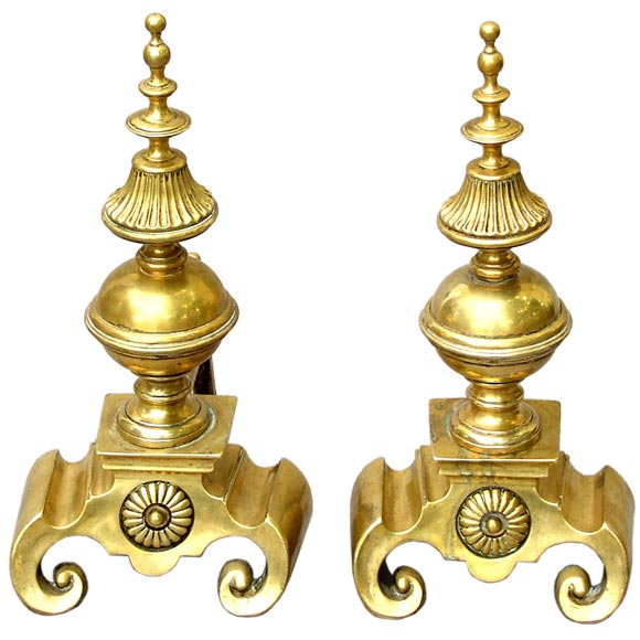 Victorian Andirons at 1stDibs