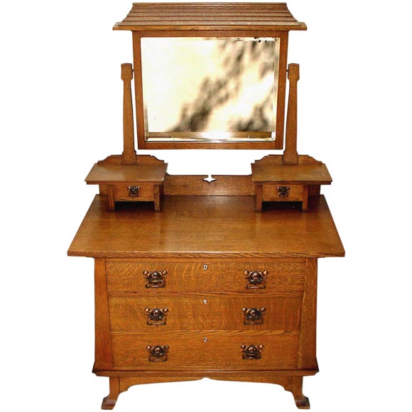 Art Nouveau Dressing Table/Commode at 1stDibs
