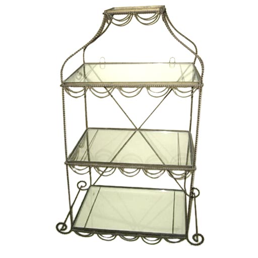 Antique French Wire Wall Rack at 1stDibs
