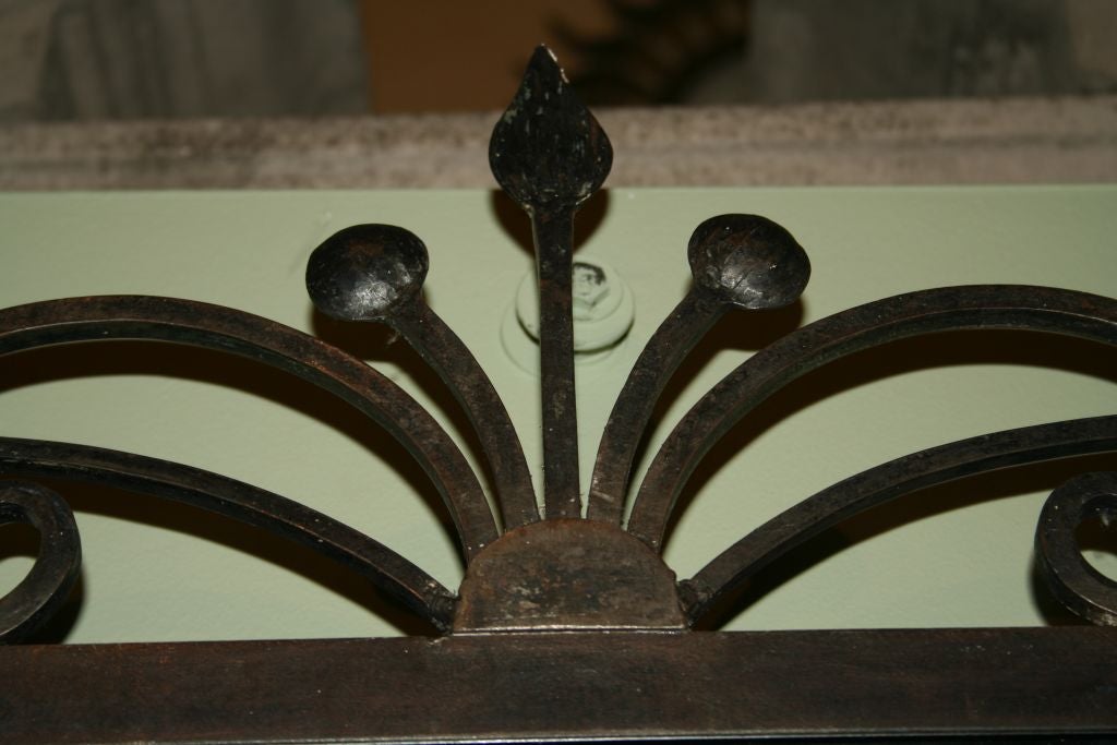 Iron Scroll Mirror at 1stDibs