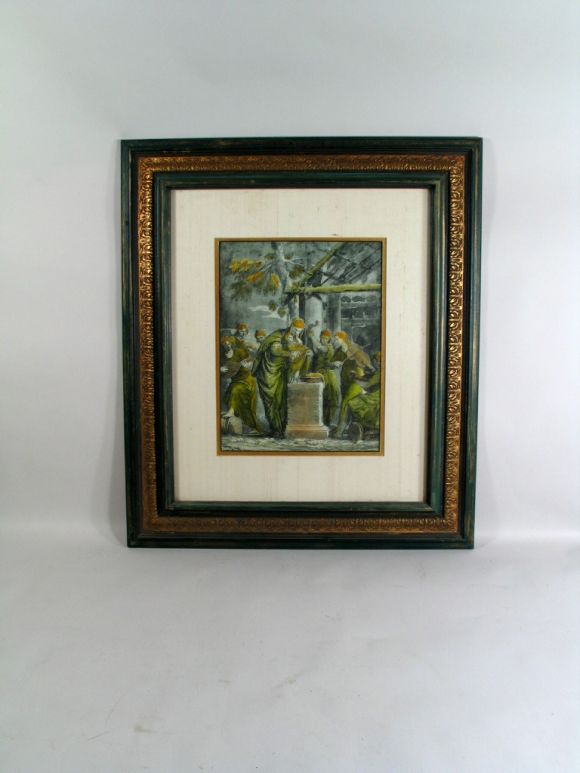 Hand Colored Engraving at 1stDibs