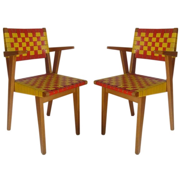 pair of chairs by J. RISOM For Sale at 1stdibs