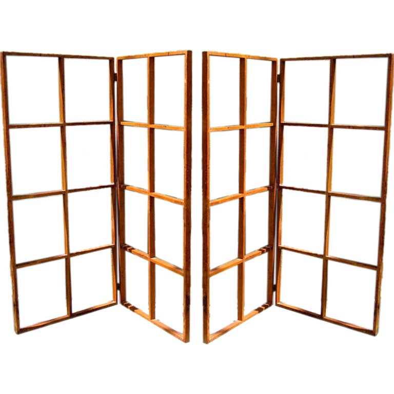 Pair of English Folding Screens at 1stDibs