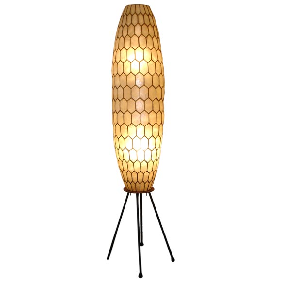 Capiz Shell Floor Lamp at 1stDibs