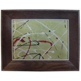 Signed Abstract Expressionist Painting, American, 1965 at 1stDibs