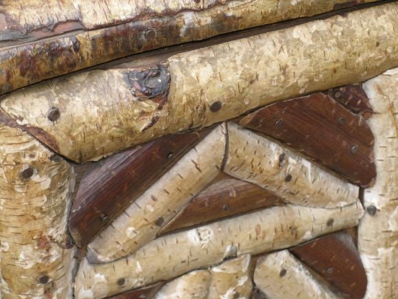 SWISS PROVINCIAL BIRCH TWIG-APPLIED RECTANGULAR WOODEN BOX at 1stDibs