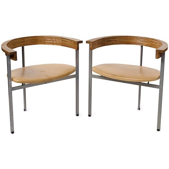 PK-11 chairs (pair) at 1stDibs