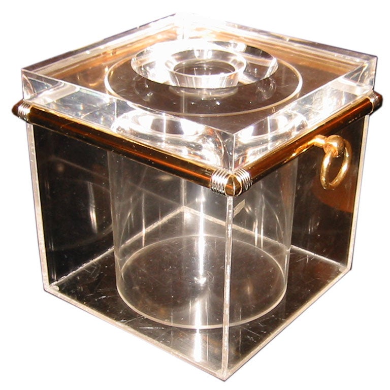 Vintage Gucci Lucite Ice Bucket at 1stDibs
