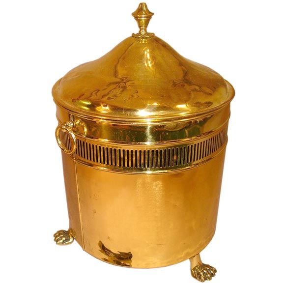 English Adam style coal scuttle at 1stDibs