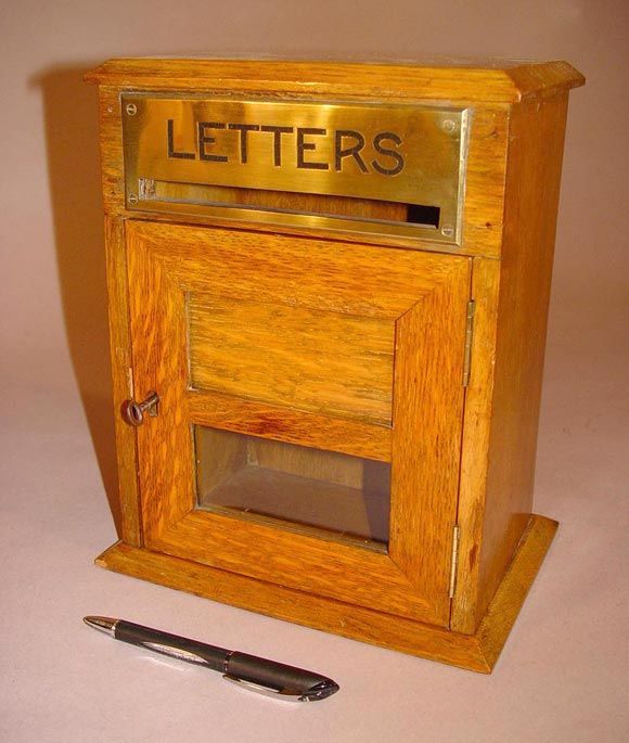 Edwardian letter box at 1stDibs
