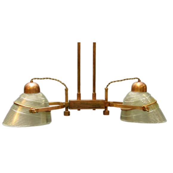 Halophen Industrial Ceiling Lamp at 1stDibs