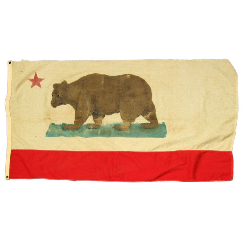 Historical California State Flag at 1stDibs