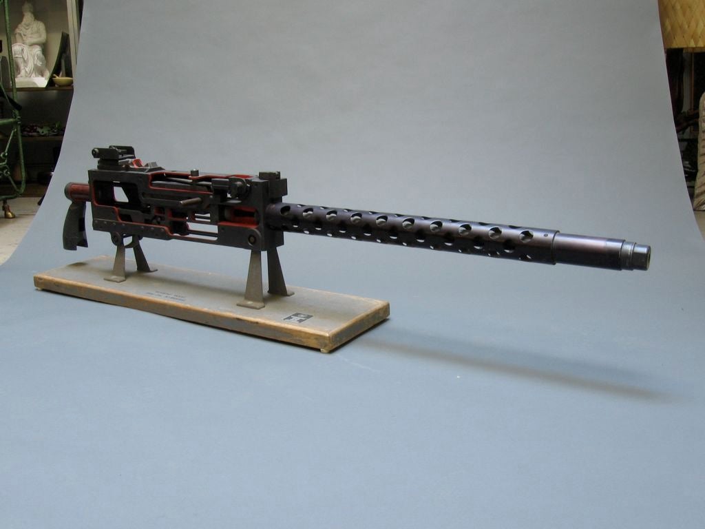 Full-Size Browning Machine Gun Model at 1stDibs