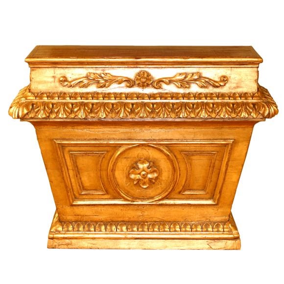 Brazilian Baroque Gilded Altar For Sale at 1stDibs