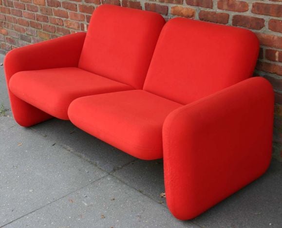 Ray Wilkes Chicklet Sofa at 1stDibs