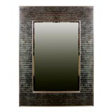 Fluted Glass Mirror - 3 For Sale on 1stDibs