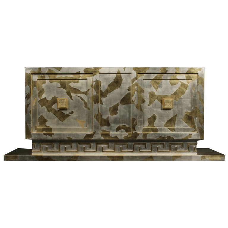 Gilt Camouflage Console by James Mont at 1stDibs