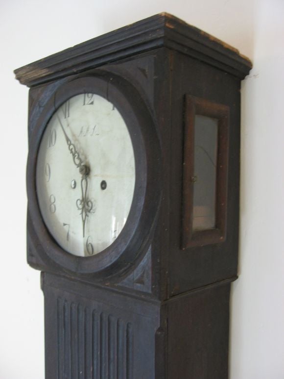 Swedish Tall Case Floor Clock at 1stDibs
