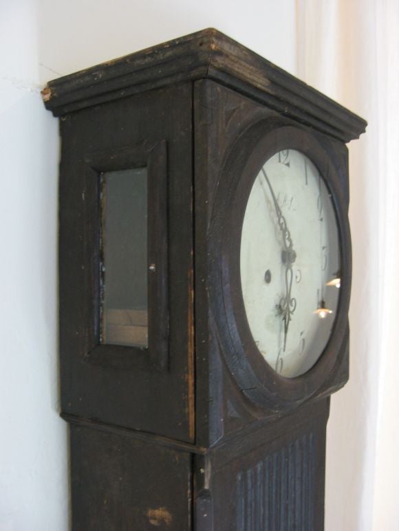 Swedish Tall Case Floor Clock at 1stDibs