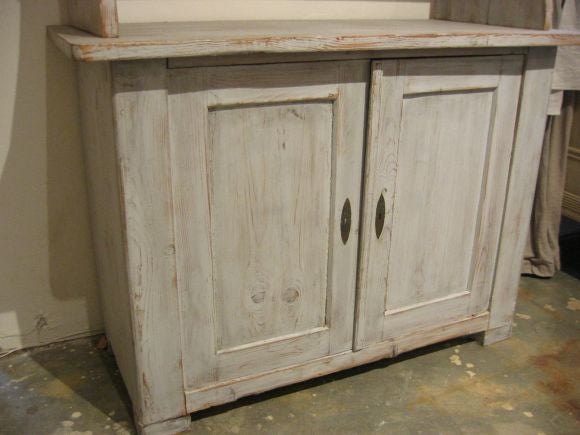 Swedish Cabinet with Plate Rack at 1stDibs