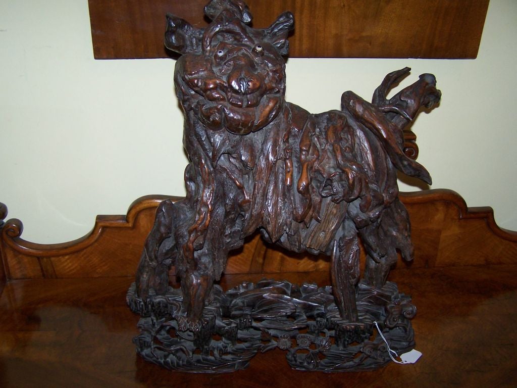 Chinese Root carving at 1stDibs