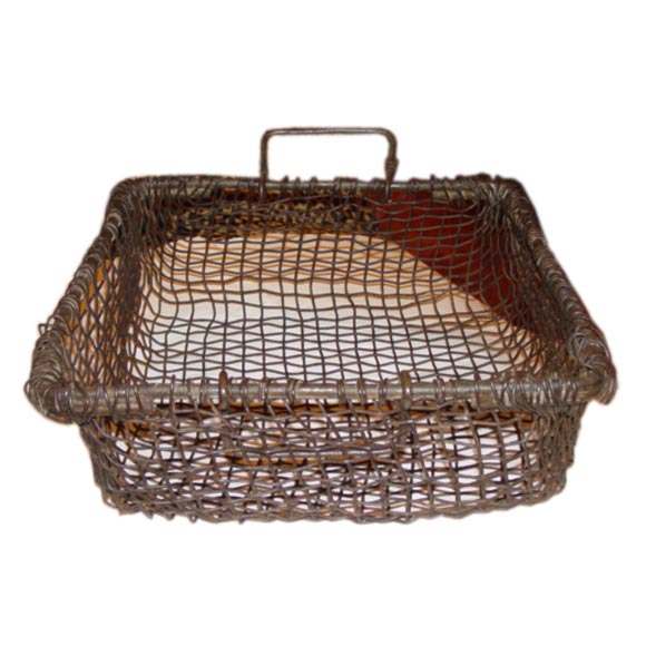 Long Island Wire Clam ing Basket at 1stDibs