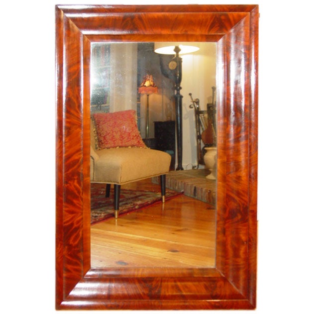 Magnificent 19th century American Ogee Antique Mirror at 1stDibs