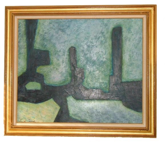 Abstract Emile Girard Painting at 1stDibs
