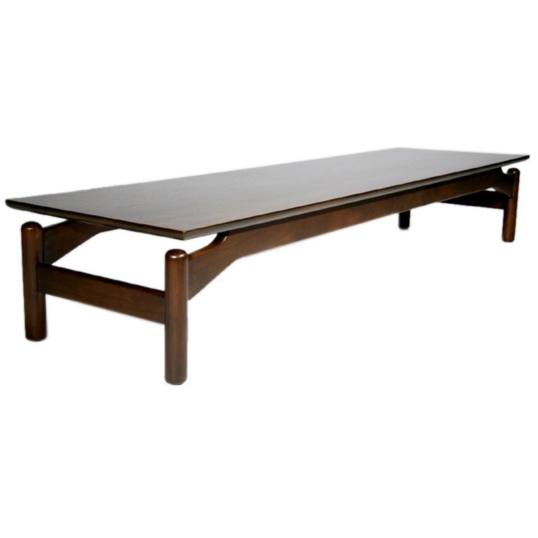 Long and low coffee table by Greta Grossman at 1stDibs