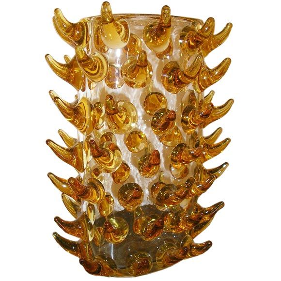 Murano Spike Vase - 11 For Sale on 1stDibs | spiked vase, vase with ...