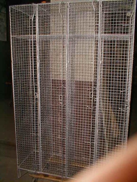 Four Section Wire Locker at 1stDibs