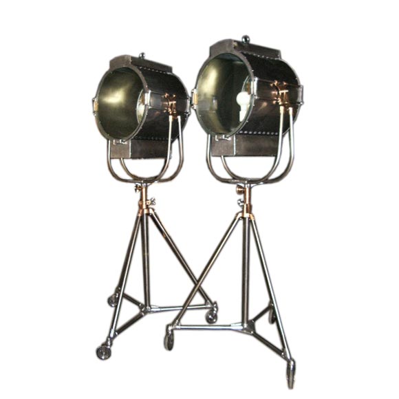 Pair of original 1927 cinema lights at 1stDibs