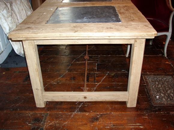 Slate Top Dining Table at 1stDibs