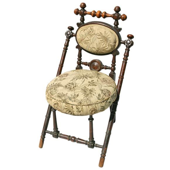 George Hunzinger Side Chair Patent 1869 at 1stDibs