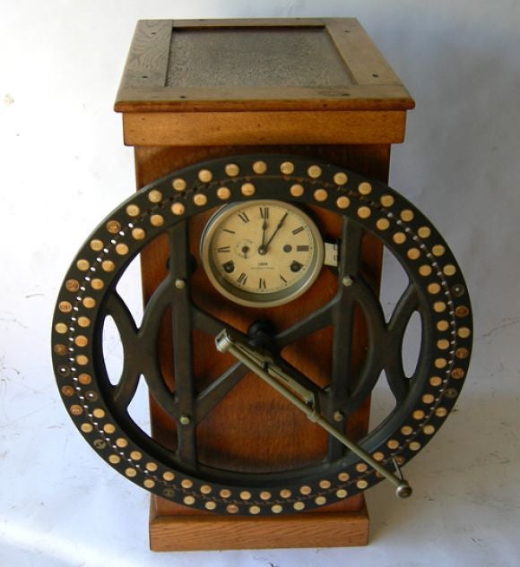Early 20th Century Workplace Time Clock at 1stDibs