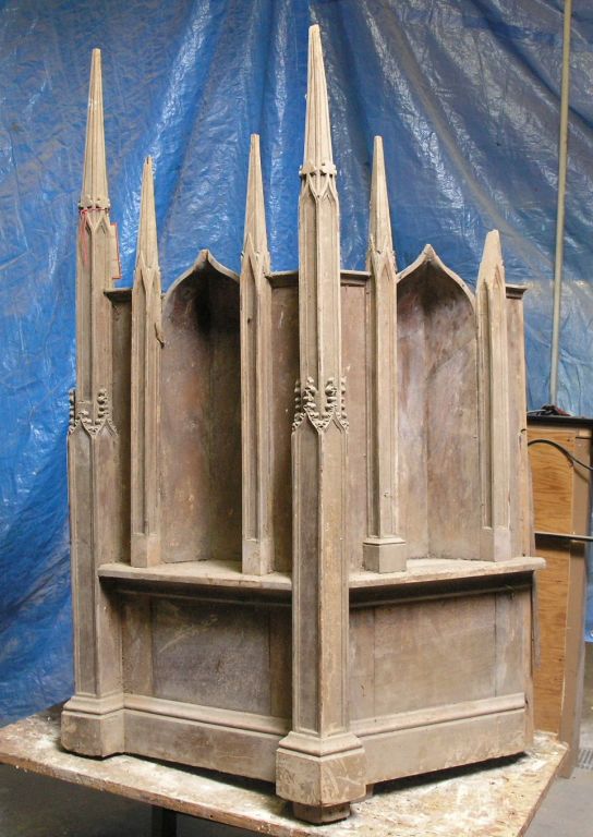18th Century French Outdoor Chapel Parts, Including Parapet and Cupola ...