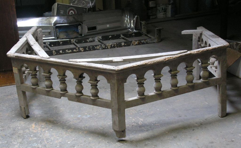 18th Century French Outdoor Chapel Parts, Including Parapet and Cupola ...