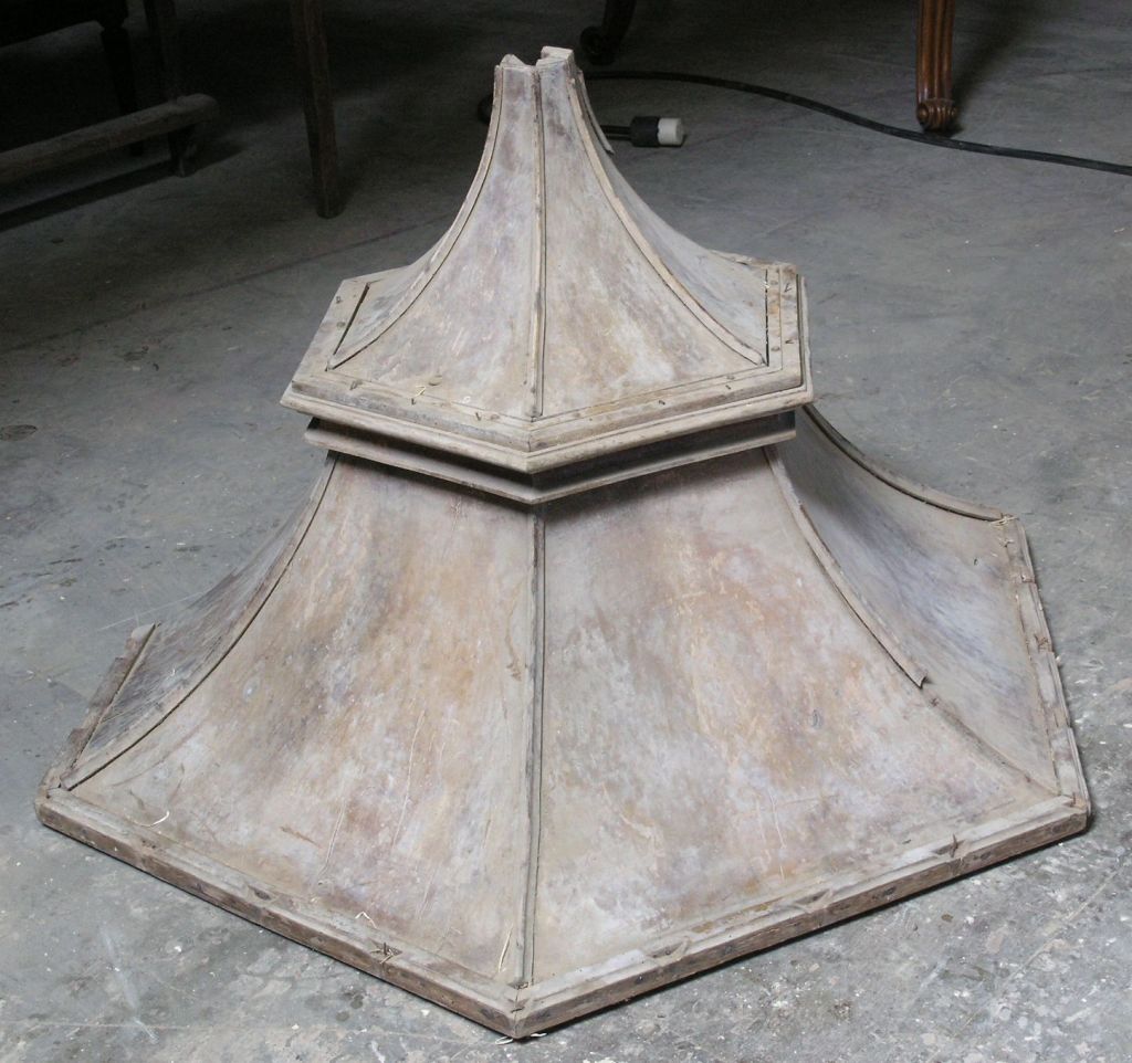 18th Century French Outdoor Chapel Parts, Including Parapet and Cupola ...