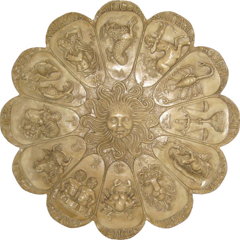 Zodiac Plate at 1stDibs