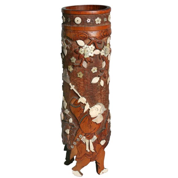 Carved Ivory Vase - For Sale on 1stDibs | ivory vase value, real ivory ...