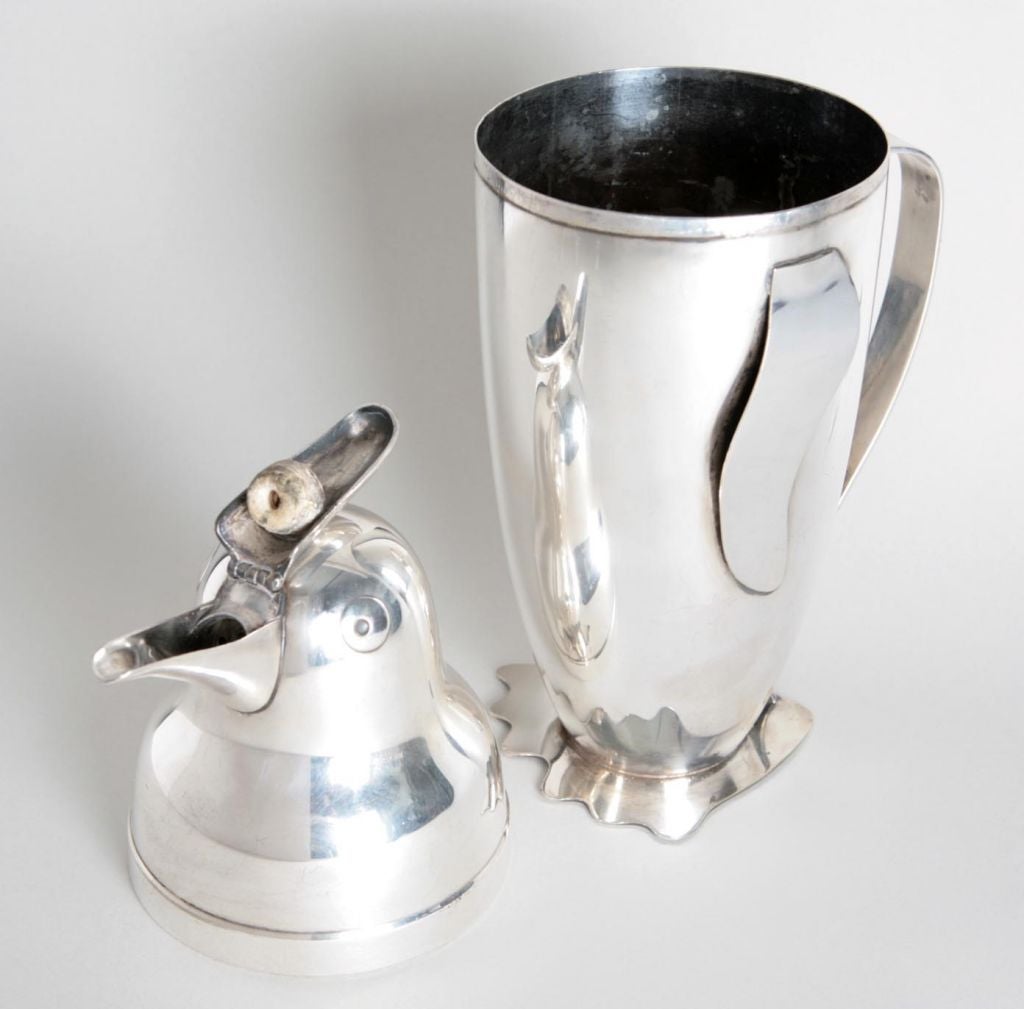 Original Napier Penguin Cocktail Shaker at 1stDibs
