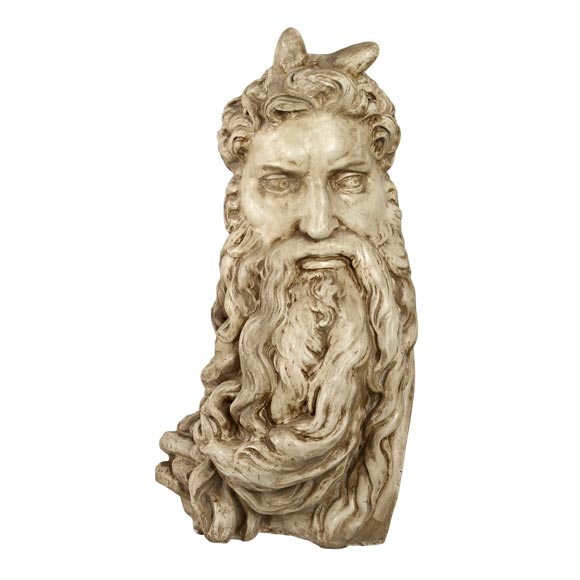 COMPOSITION STATUE/BUST OF MOSES at 1stDibs