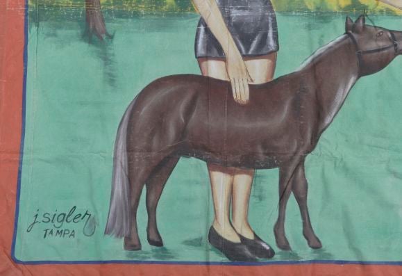 "Midget Stallion" Circus Banner at 1stDibs
