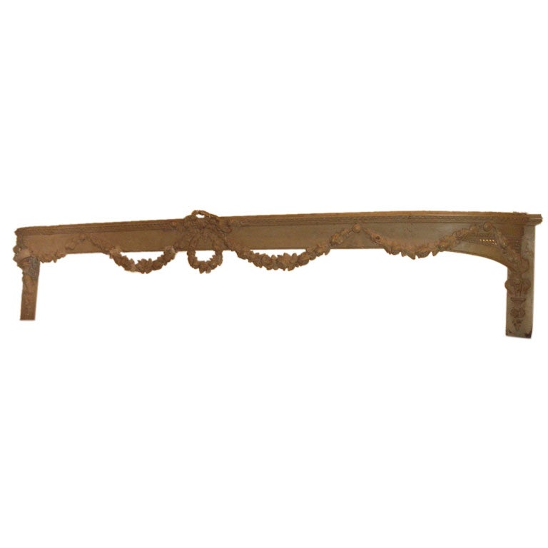 Grand Louis XVI Bed Corona/Cornice at 1stDibs