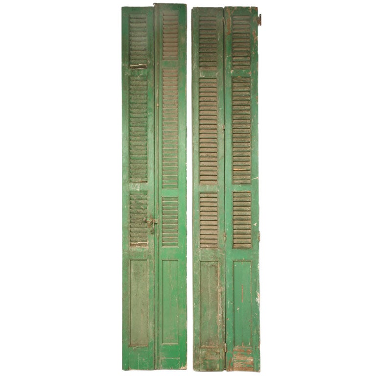 Two Pair of Original 18th C. French Château Shutters at 1stDibs