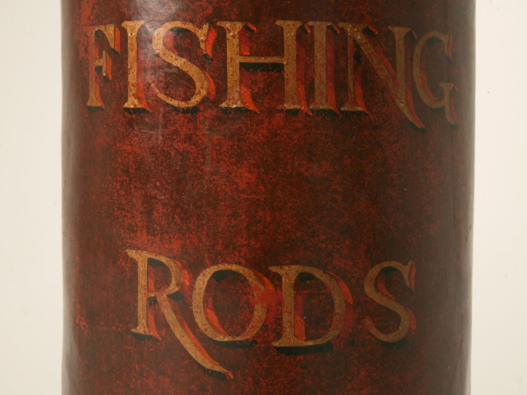 c.1900 English Fly Fishing Rod Holder at 1stDibs