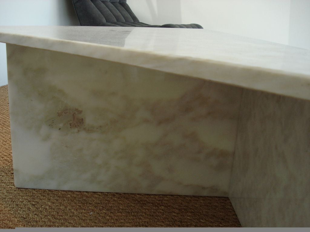 Modular Marble Coffee Table. at 1stDibs | split coffee table, split level coffee table, split ...